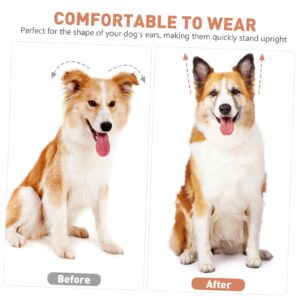 WOONEKY 1 Set Dog Ear Erector Pets Ears Stand up Support Dog Ear Support Tape Doggy Doggie para Oreja De Perro Puppy Care Tape German Shepherd Ear Support Dog Ear Stand Fixed Tool Plastic