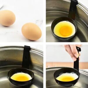 Egg Poacher Stainless Steel Egg Poaching Cup Egg Boiled Cup Egg Boiled ladle Egg Cooker