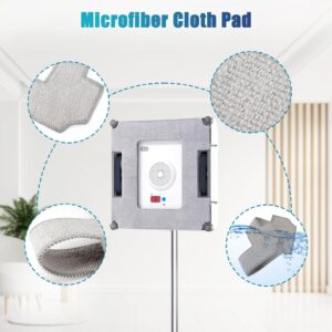 9 Pack Washable Mop Cloths Cleaning Rag for Ecovacs WINBOT W1 / W1 Pro/ W2 Omni/ W2 Window Cleaner Robot Accessories