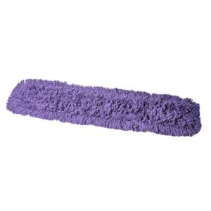 36 Inch Red Dust Mop with Metal Handle and 36 Inch Dust Mop Refill Bundle - 1 Mop Set and 4 Refills