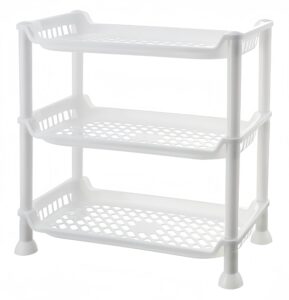 3 tier standing shower caddy organizer corner, bathroom shower organizer stand,heavy plastic shower shelf caddy corner for shampoo, shower rack stands for inside bathroom, bathtub (white, 3 tier)