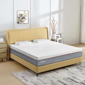 vumece 10 inch full size gel memory foam mattress medium firm mattresses for pressure relief & cool sleep, fiberglass free, certipur-us certified, full bed in a box