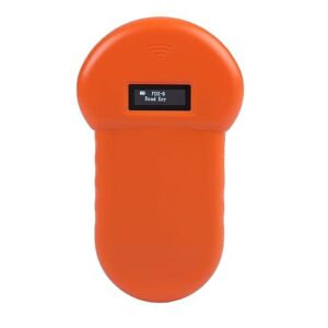 134.2khz microchip scanner - handheld rfid id reader for animal identification iso 11784/85 compatible