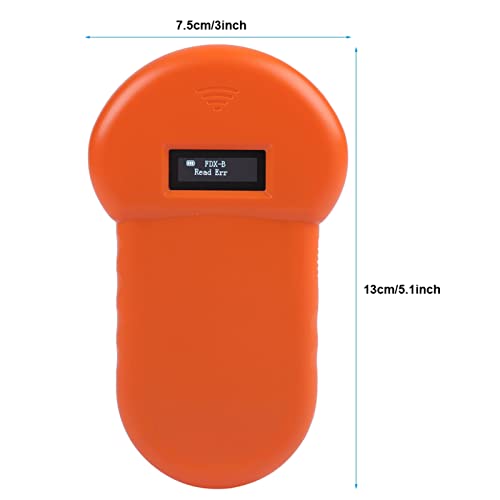 134.2Khz Microchip Scanner - Handheld RFID ID Reader for Animal Identification ISO 11784/85 Compatible