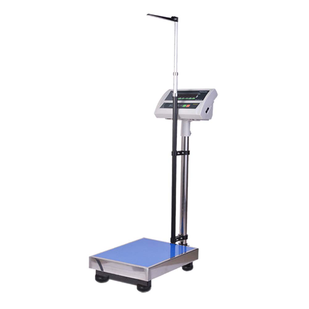 Electronic Scales, Height and Weight Scale, Eye Level Digital Physician Scale, Digital Doctor Medical Scale(110kg with Height)