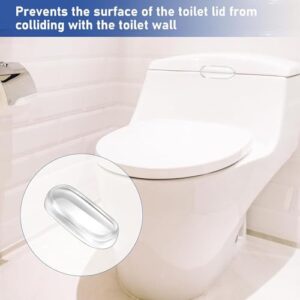 Bidet Toilet Seat Bumper,20Pcs Toilet Lid Bumper,Transparent Silicone Toilet Lid Bidet Replacement Bumper