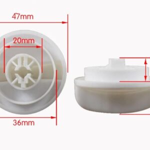 Plastic washing machine, dryer selector, washing machine timer control knob