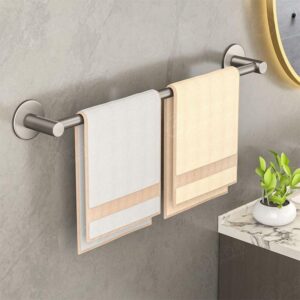 Punch-Free Multi-Functional Bath Towel Storage rack毛巾杆卫生间洗手间免打孔多功能浴巾收纳架 Kitchen Accessories