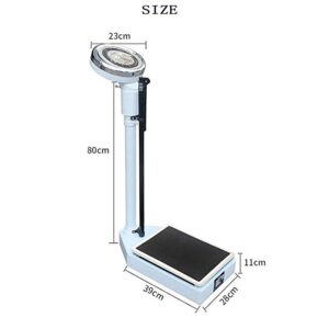 Digital Clinical Scale, Mechanical Height Rod, Height and Weight Scale Medical Mechanical Scales Measuring Weight Height(120kg)