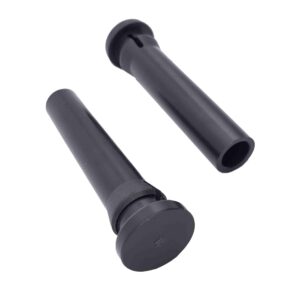 stronger wheelie trash can bin lid hinge pins, 2 pack, for rehrig sierra huskylite 95, nylon