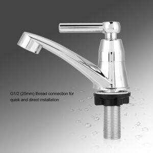 Single Cold Faucet G1/2 Water Tap ABS Plastic Sink Faucet Water Nozzle Kitchen Sink Accessories Saving Water for Bathroom Basin