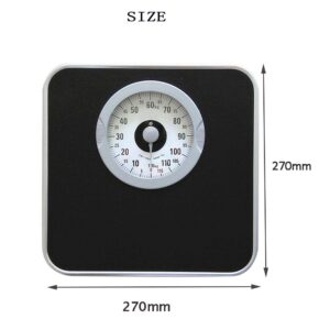 Bathroom Scale 264lb/120kg Capacity Extra Large Mechanical Dial Heavy Duty Professional Accurate Body Weight Scales(Blue)