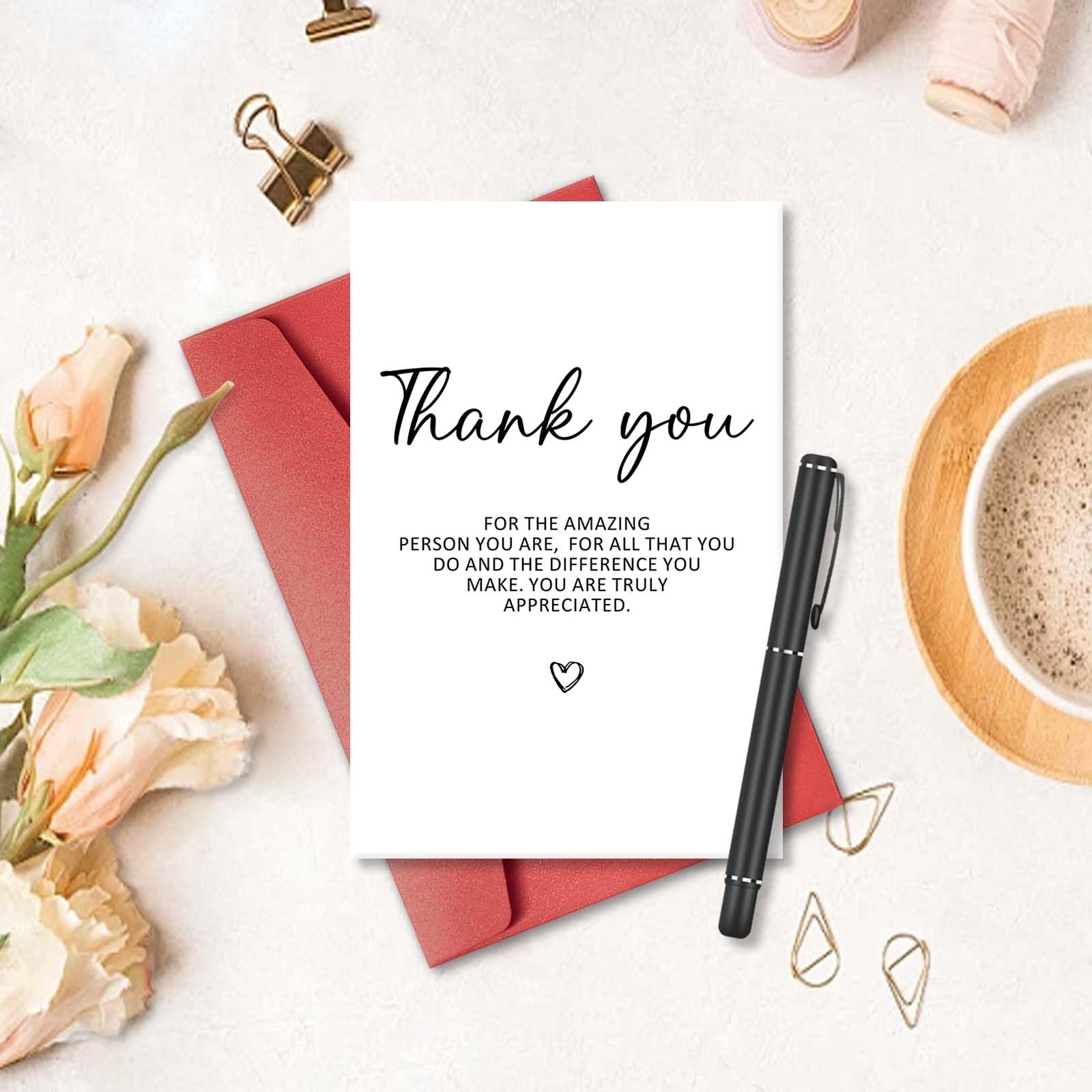 hvdler Sweet Thank You Card for Him Her, Funny Appreciation Card for Boss Teacher, Thank You Card for Friends Family, Thank You for All That You Do