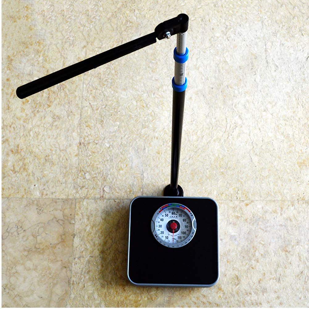 Mechanical Bathroom Scales, Analog Precision Dial Weight Scales, Scale with Height Rod, Extra-Large Dial