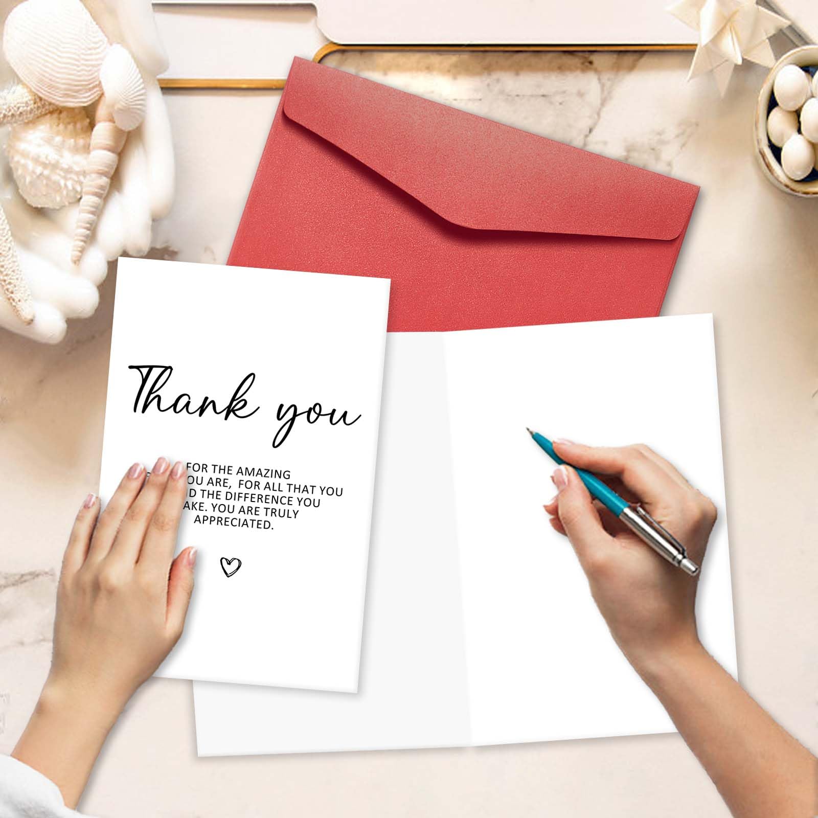 hvdler Sweet Thank You Card for Him Her, Funny Appreciation Card for Boss Teacher, Thank You Card for Friends Family, Thank You for All That You Do