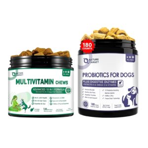 dog multivitamin, probiotics for dogs 180 bites