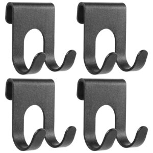 qianyu 4pcs stainless steel shaver hook holder for shower wall hanger heavy duty waterproof wall hooks bathroom blade shaver holder for men women towels coat hat