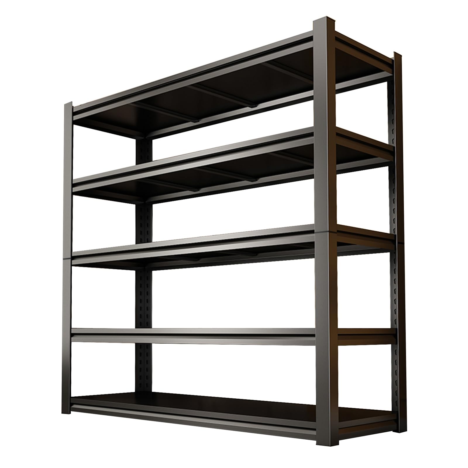 5-Tier Garage Shelving,Storage Shelves Loads 2020LBS Heavy Duty Shelving and Standing Shelf Units,Adjustabl Metal Garage Shelving,72''H*40''W*18''D Storage Shelves for Industry Underground Storage