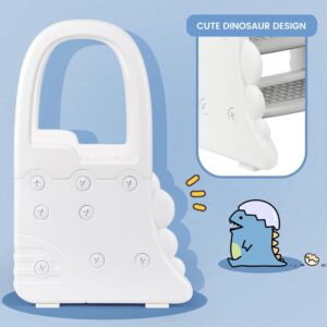 2-Step Toddler Stool with Handrail, Anti-Slip Kids Stool for Bathroom Sink, Kitchen Counter, and Potty Training Toilet