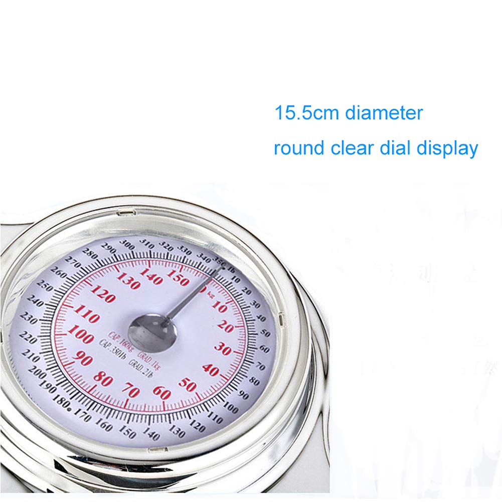 Weight Scales for People 350lb/160kg Capacity Extra Large Mechanical Dial Heavy Duty Professional Accurate