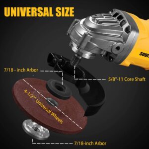 Cordless Angle Grinder Compatible with DEWALT 20V MAX Battery4-1/2" Blades Brushless Grinder,3 Variable Speed Up to 10000 RPM Battery Powered Angle Grinde,For Cutting, Griding, Polishing (No Battery)