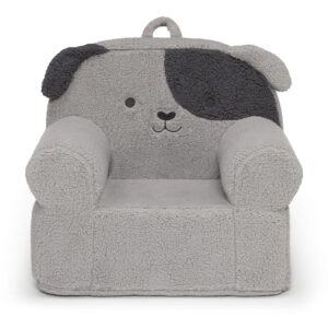 delta children deluxe cozee chair, grey dog