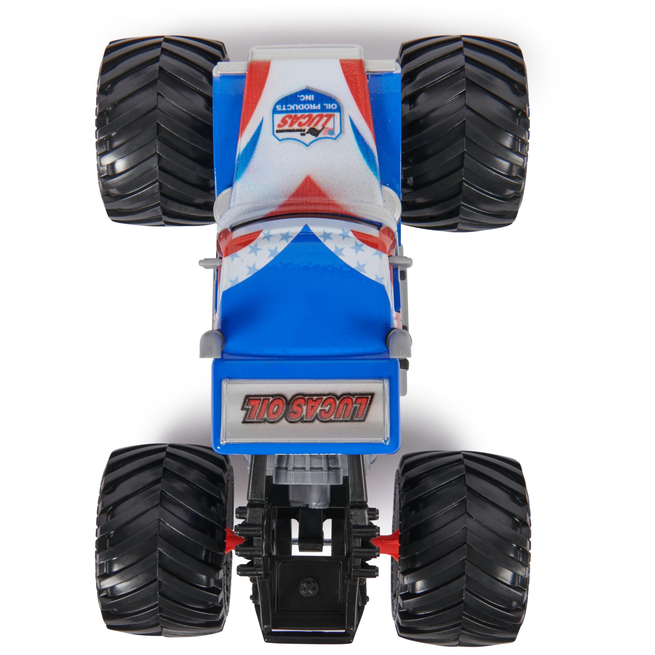 Monster Jam, Official Lucas Stabilizer Monster Truck, Collector Die-Cast Vehicle, 1:24 Scale, Kids Toys for Boys and Girls Ages 3 and up