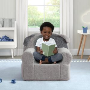 Delta Children Deluxe Cozee Chair, Grey Dog