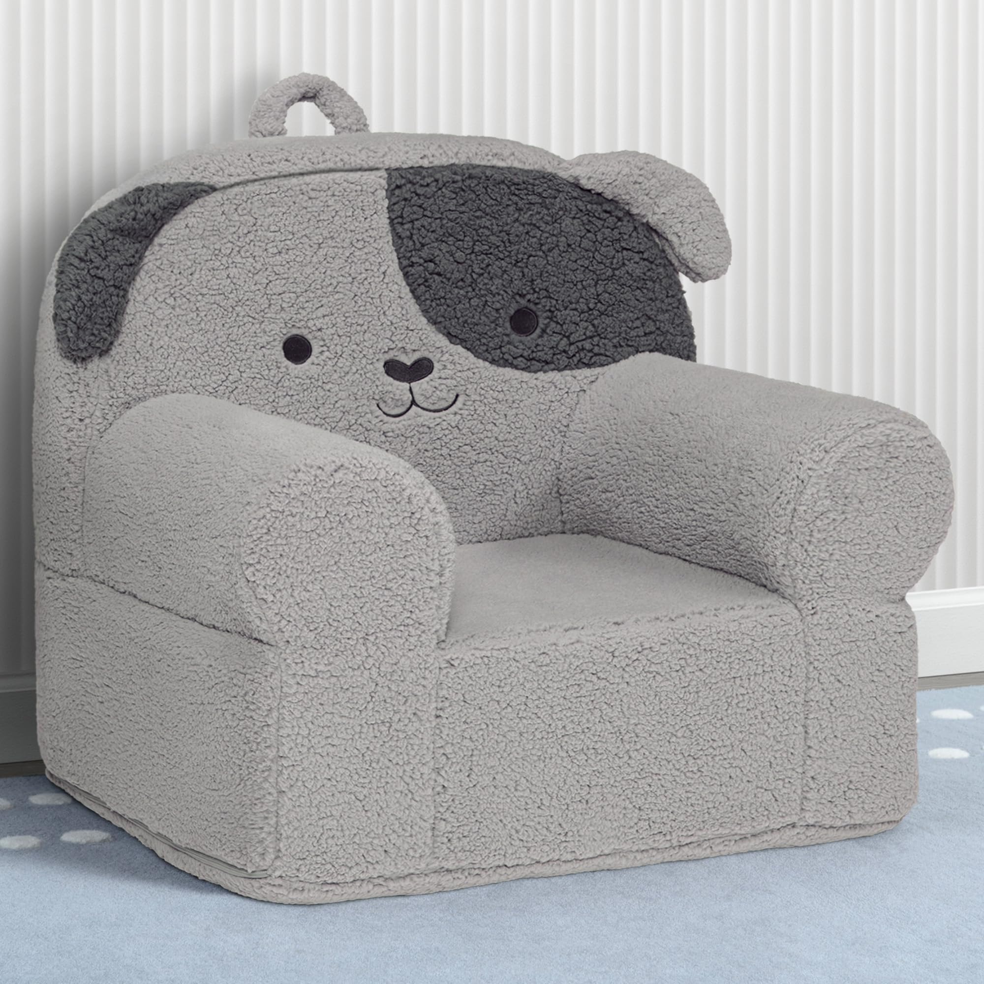 Delta Children Deluxe Cozee Chair, Grey Dog