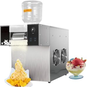 air-cooled snowflake ice machine, shaved ice machine, korean smoothie machine, commercial continuous ice machine (180kg)