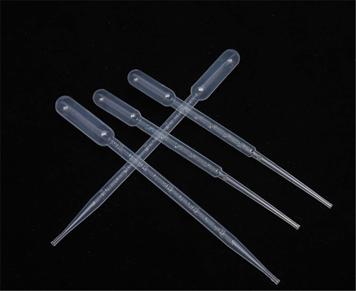 50Pcs 3Ml Transfer Pipette Graduated Dropper Convenient