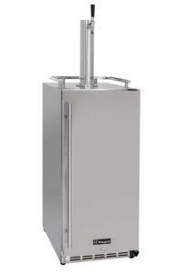 kegco hk-15-ss beer kegerator, 1 tap, stainless steel