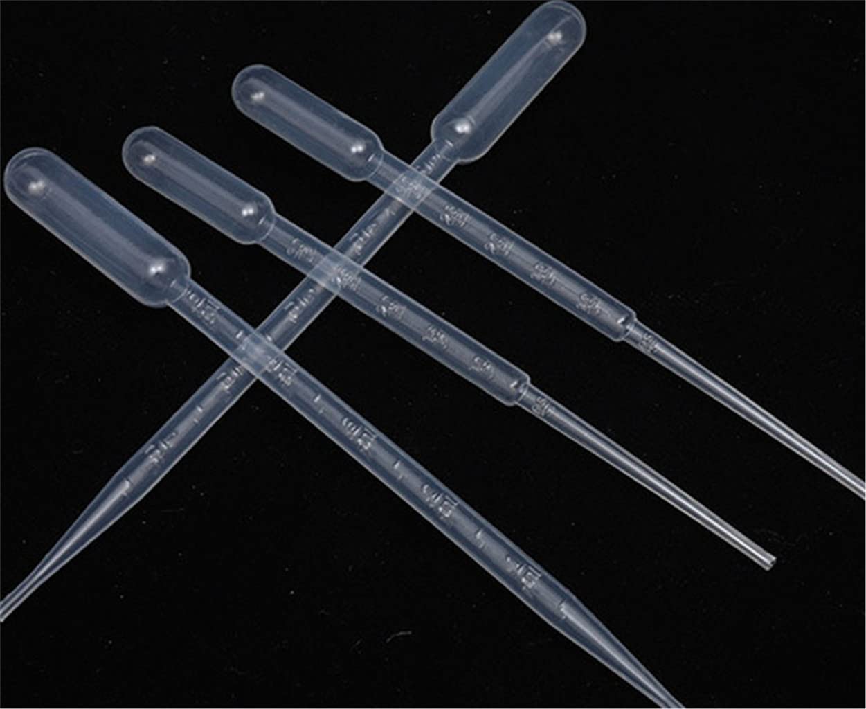 50Pcs 3Ml Transfer Pipette Graduated Dropper Convenient