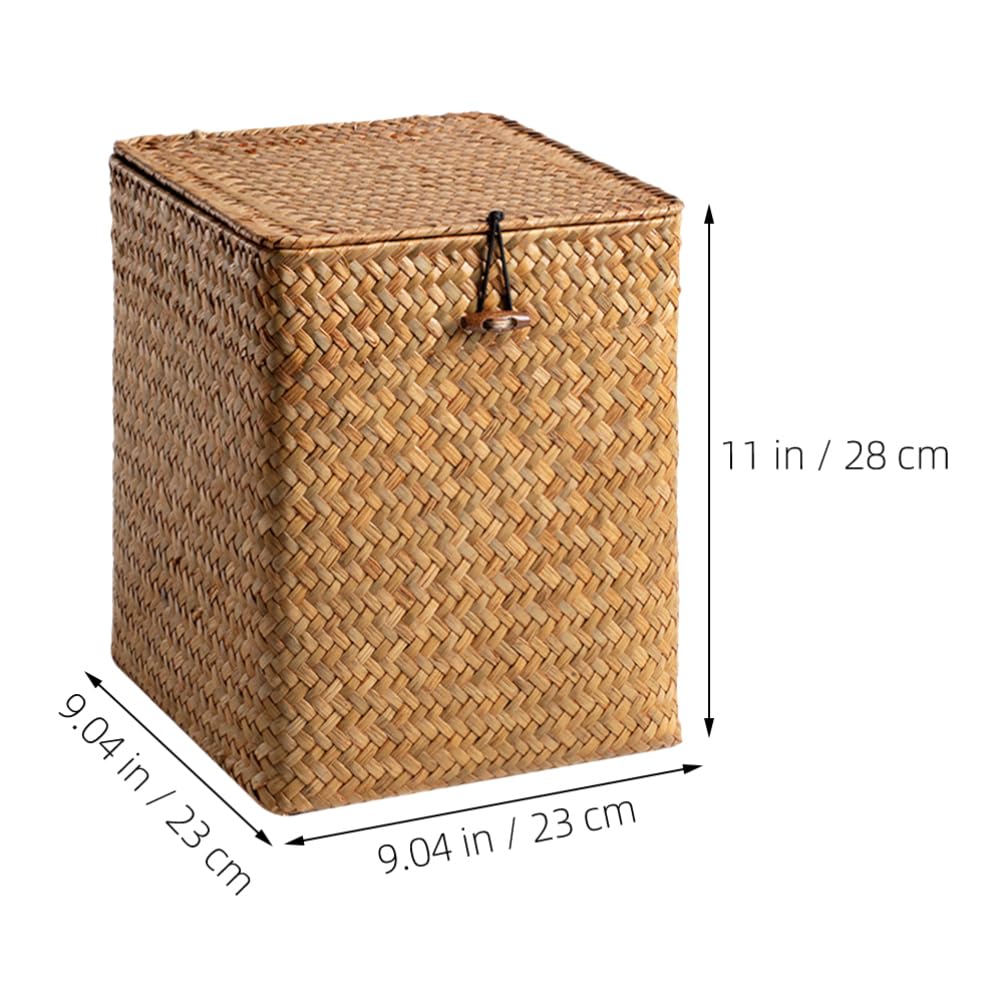 ULTECHNOVO Storage Cube, Wicker Storage Baskets for Shelves, Storage Baskets, Wicker Storage Basket for Bedroom, Living Room (12.38X10.22in)