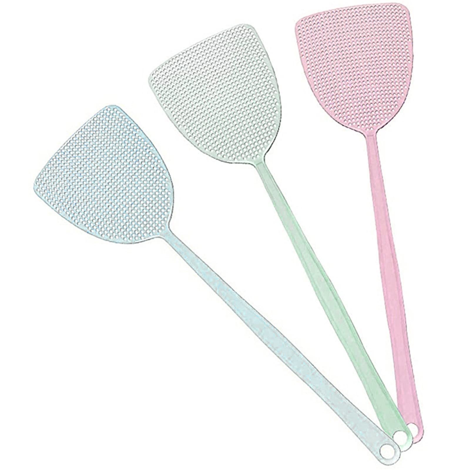 Fly Swatter - Cute Colorful Plastic Fly Swatter - Lightweight Flyswatters with Long Handle, House Fly Swatter for Indoor/Outdoor Flie, Mosquito, Bee Deals of The Day Lightning Deals