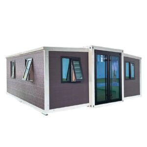 20ft 30ft 40ft Hurricane Proof Prefab Modular Expandable Container House with 2 Bedrooms 3 Bedrooms and Kitchen Bathroom