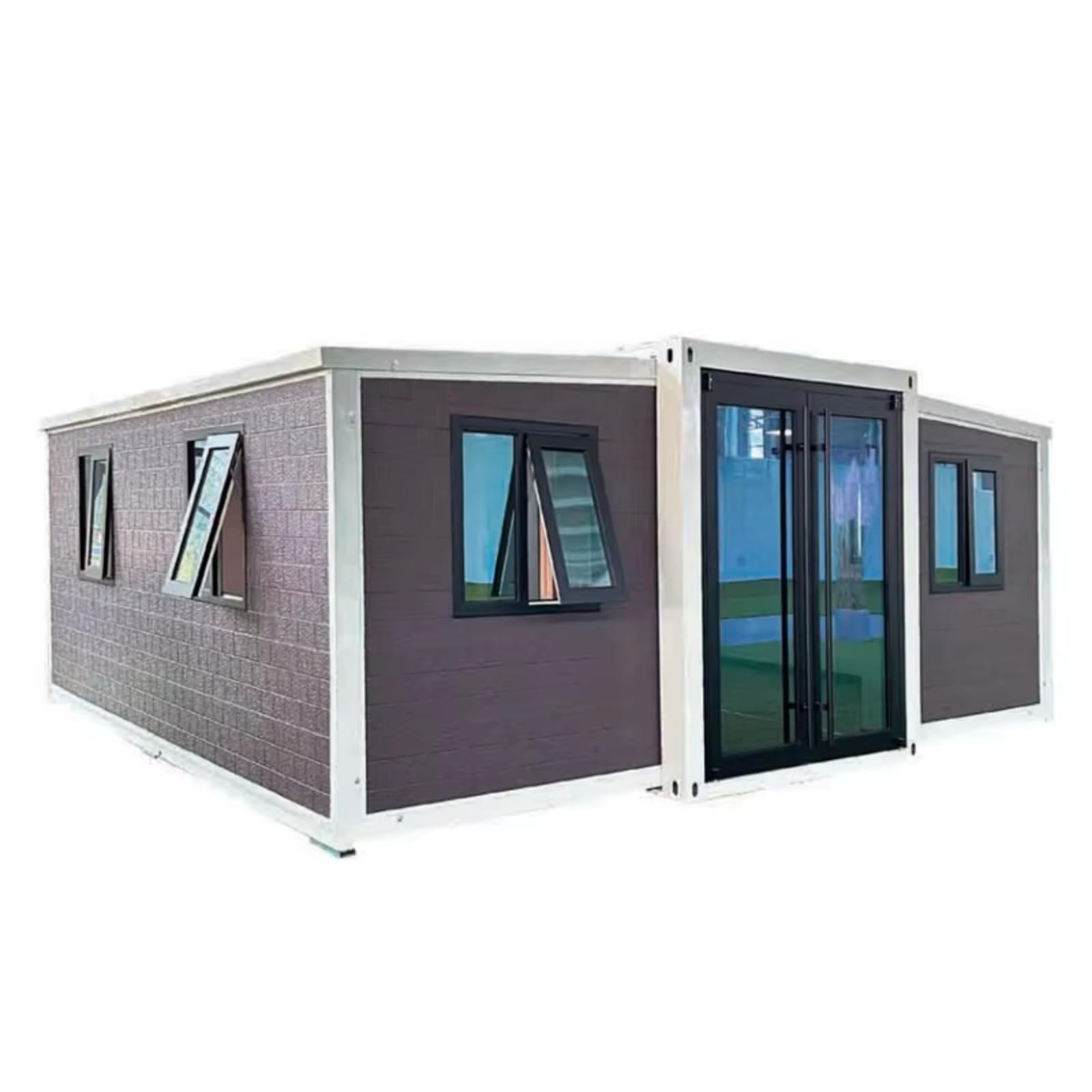 20ft 30ft 40ft Hurricane Proof Prefab Modular Expandable Container House with 2 Bedrooms 3 Bedrooms and Kitchen Bathroom