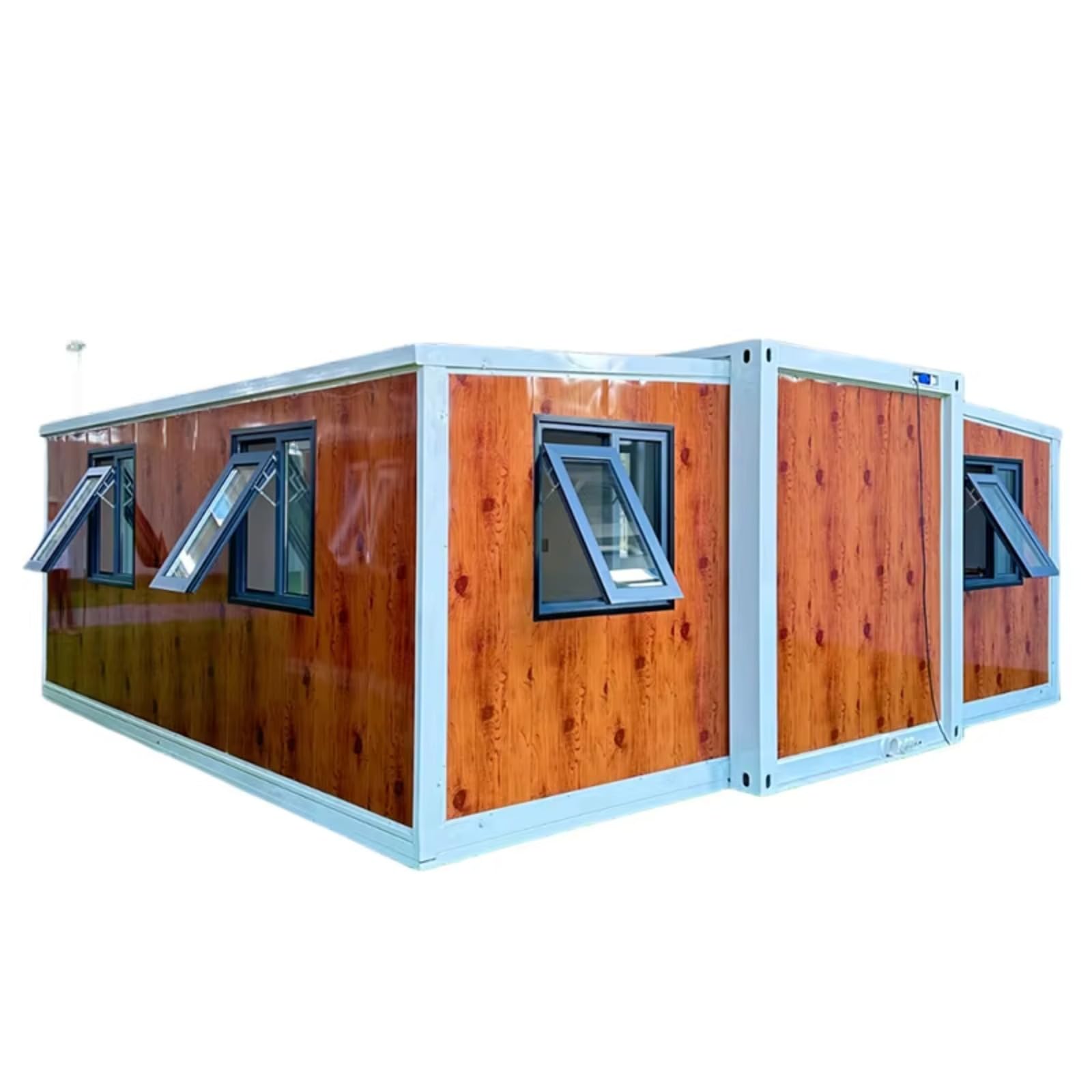 20ft 30ft 40ft Hurricane Proof Prefab Modular Expandable Container House with 2 Bedrooms 3 Bedrooms and Kitchen Bathroom