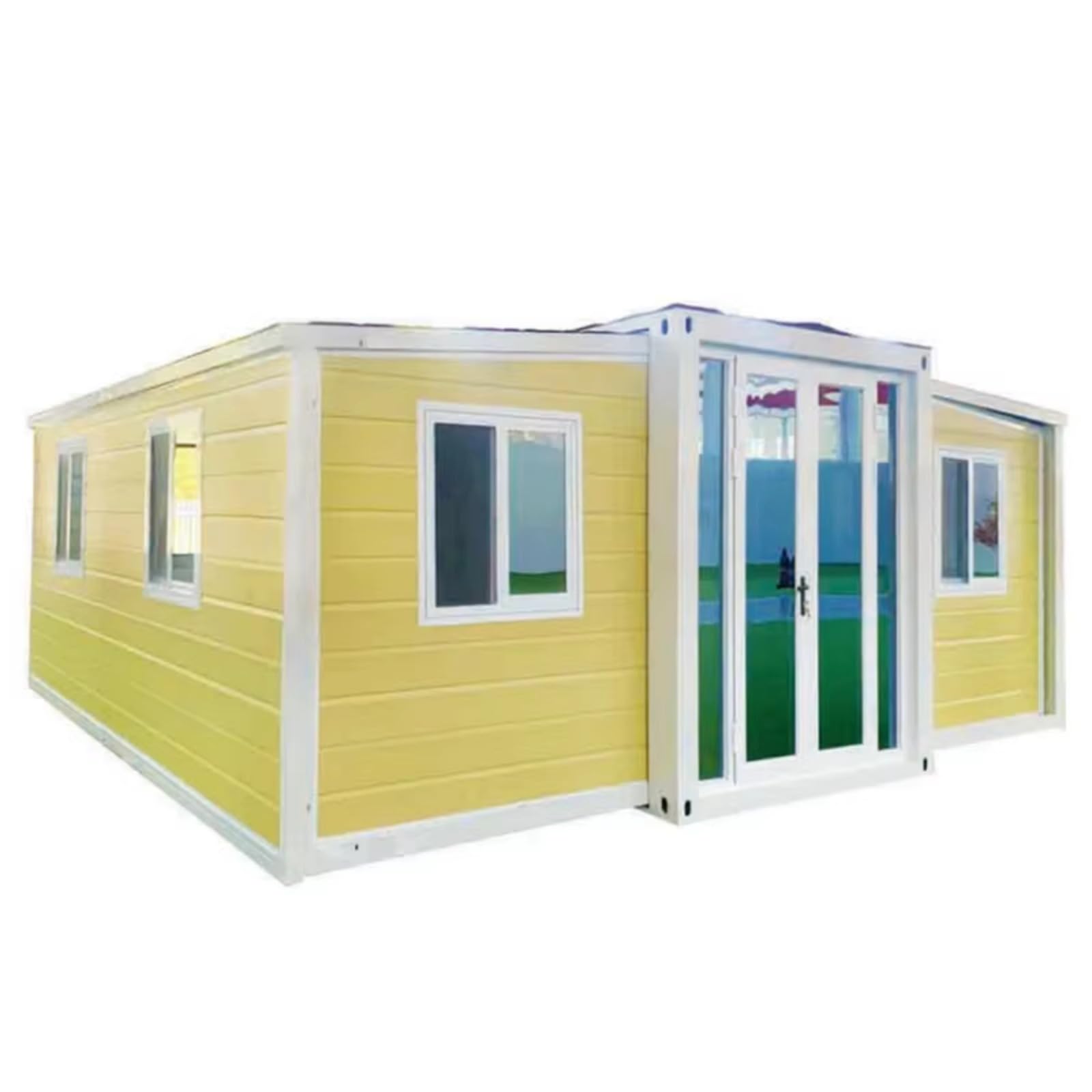 20ft 30ft 40ft Hurricane Proof Prefab Modular Expandable Container House with 2 Bedrooms 3 Bedrooms and Kitchen Bathroom