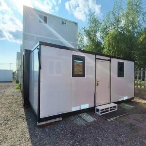 20ft 30ft 40ft Luxury Living Building Cabin Expandable Container House Prefabricated Modular Container Site Office/Sandwich Panel Office