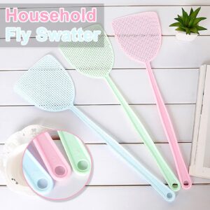 Fly Swatter - Cute Colorful Plastic Fly Swatter - Lightweight Flyswatters with Long Handle, House Fly Swatter for Indoor/Outdoor Flie, Mosquito, Bee Deals of The Day Lightning Deals