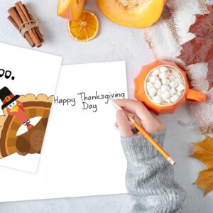 Huameigf Funny Thanksgiving Card for Him Her, Happy Thanksgiving Card Gift Idea for Kids Friend Family, Fall Thank You Card, Thankful Holiday Card