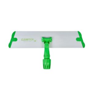 Restaurantware-Clean Tek Professional 15.7 Inch Flat Mop Plate Frame, 1 Quick Connect Mop Frame for Wet Or Dry Mop Pads - Mop Pads Sold Separately, Durable, Green Aluminum Cleaning Mop Pad Frame