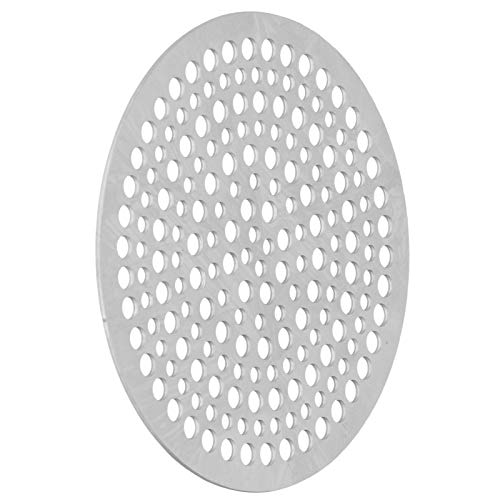 Stainless Steel Shower Drain Hair Catcher, Round Drainage Shower Strainer Mesh Piece Bathtub Catcher Bathroom Floor Drain for Kitchen Bathroom (82mm)