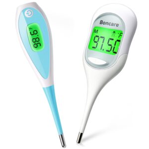 bundle of digital thermometers for fever, oral thermometer for family use