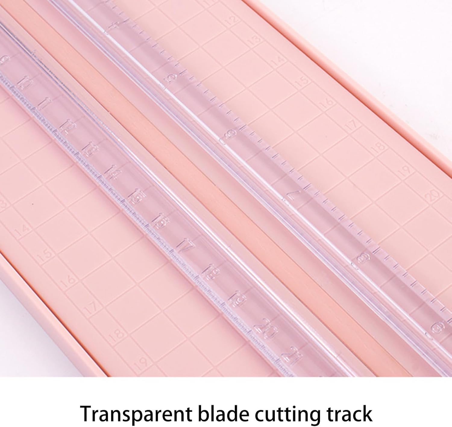 Paper Craft Edge Cutter,12 in 1 Paper Trimmer,Paper Edge Cutter, Multifunctional Paper Cutter Machine with Measurements for Scrapbooking,Photo Card,Gift Packaging(Pink)