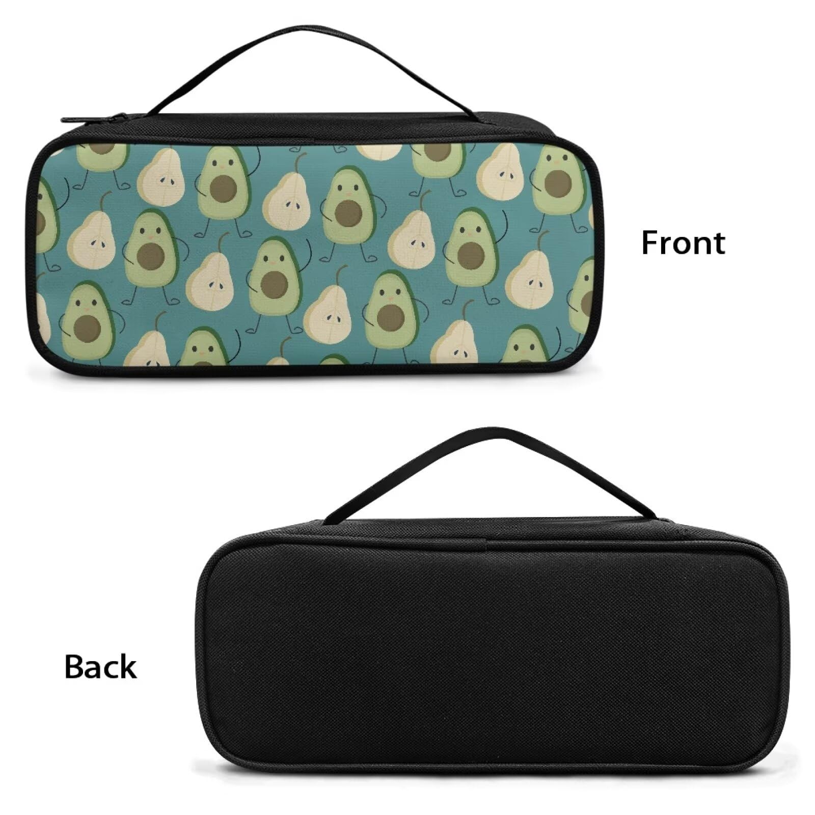 Gomyblomy Funny Avocado Stethoscope Case Fit for Most Stethoscopes, Universal Stethoscope Storage Bag Hard Holder Organizer Case with Extra Mesh Pockets for Nurses and Doctors