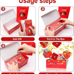 enttgo 16pcs Surprise Gift Box Explosion for Money, 2024 Newly Folding Pop-Up Explosion Gift Box, Surprise Box Gift Box for Money, Christmas Boxes Explosion Gift Box for Money and Birthday