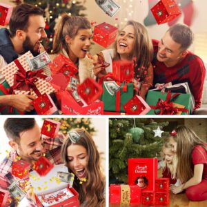 enttgo 16pcs Surprise Gift Box Explosion for Money, 2024 Newly Folding Pop-Up Explosion Gift Box, Surprise Box Gift Box for Money, Christmas Boxes Explosion Gift Box for Money and Birthday