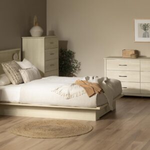 South Shore Fusion 6-Drawer Dresser, Bleached Oak